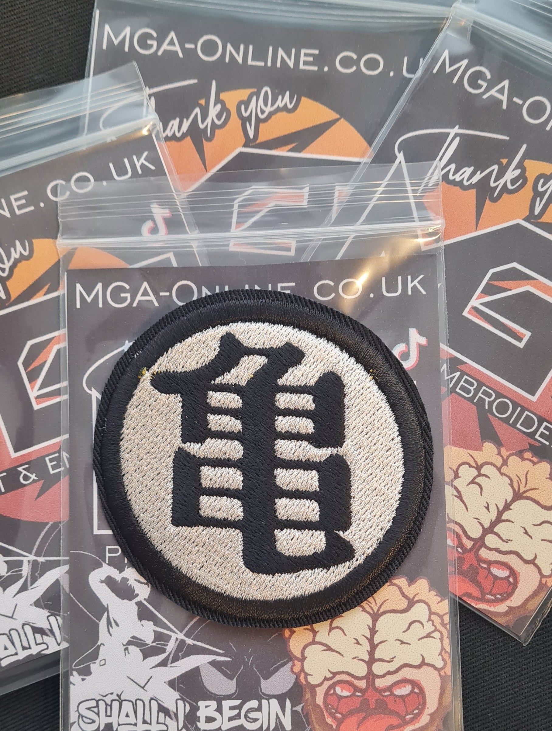 Master Roshi Logo Patch – Custom Embroidered Dragon Ball Iron-On – MGA ...