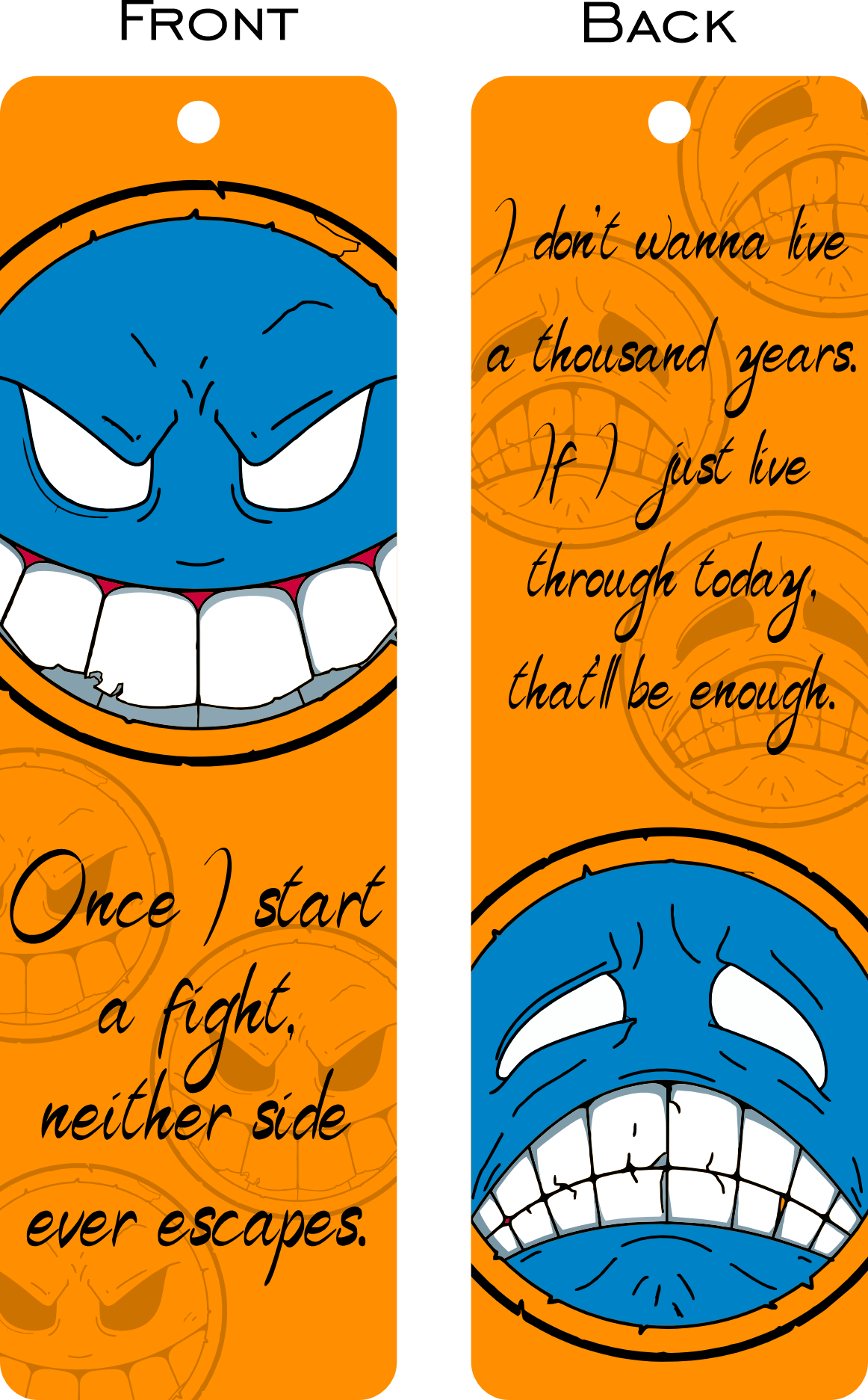 Anime Inspired Metal printed Bookmark. – MGA Online